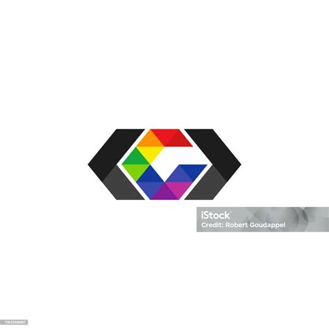벡터 로고 편지 G 개발자 로고 기업 비즈니스에 대한 스톡 벡터 아트 및 기타 이미지 기업 비즈니스 기하 도형 다중 색상 Istock