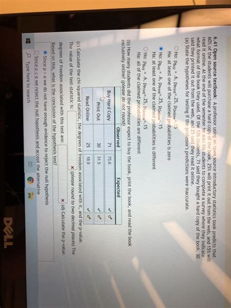 solved 6 41 open source textbook a professor using an open