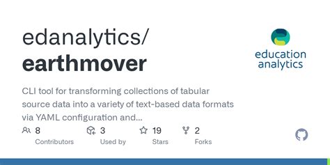 Github Edanalytics Earthmover Cli Tool For Transforming Collections Of Tabular Source Data