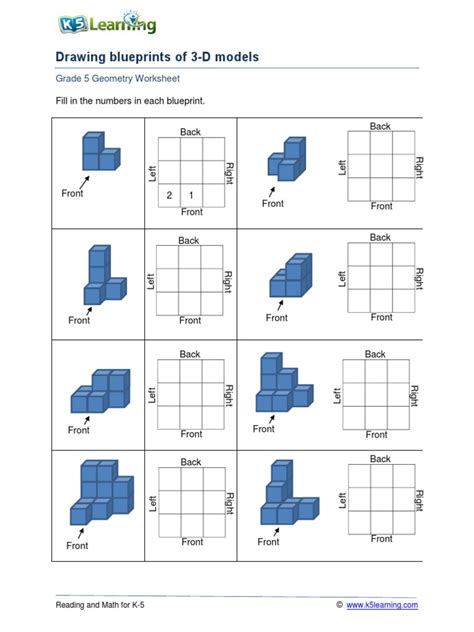 grade 5 geometry 3d models c pdf