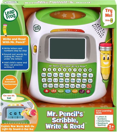 Leapfrog Mr Pencils Scribble Write And Read Greengreen Leapfrog