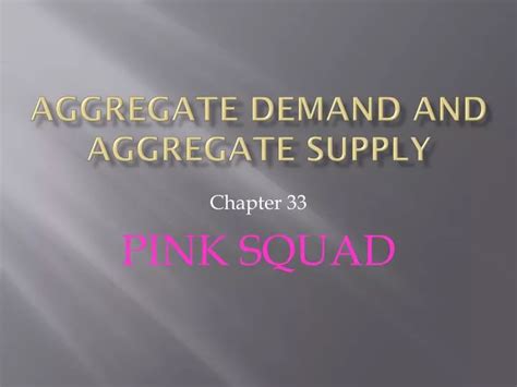 PPT Aggregate Demand And Aggregate Supply PowerPoint Presentation Free Download ID