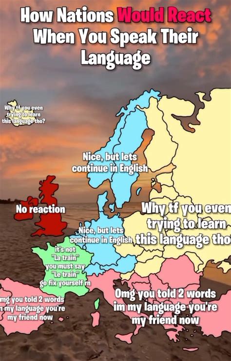 How Europeans React When You Try To Speak Their Language Brilliant