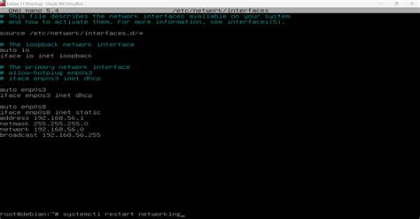 Konfigurasi Ip Static Pada Debian 11 Cli