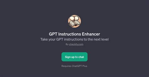 GPT Instructions Enhancer Instruction Optimization TAAFT