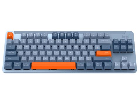 Logitech SIGNATURE K855 Wireless Mechanical Tenkeyless Keyboard Blue Grey 920 011221 Keyboards