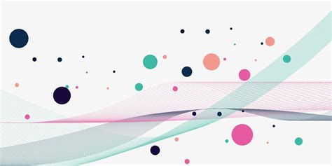 Abstract Background With Dynamic Linear Waves Vector Illustration In Flat Minimalist Style