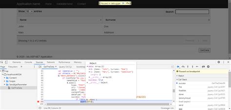 Ajax Update Model And Display Updated Data In Html Table Stack Overflow
