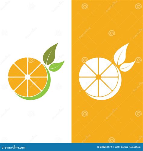 Orange Logo Design Vector Icon Stock Vector Illustration Of Ecology Curve 238259172