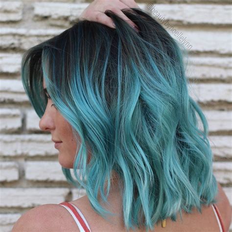 Teal Ombre Hair Artofit