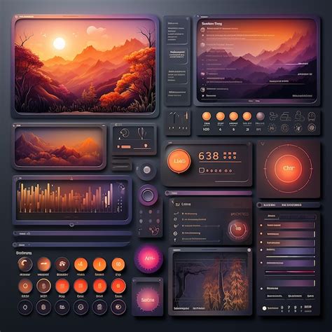 Premium Ai Image Vector Gradient Ui Kit For Apps