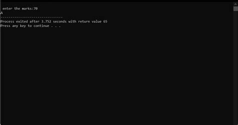 Solve Write C Program To Find Grade Of Student By Using Nested Else If