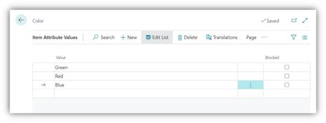 Item Attributes In Dynamics 365 Business Central