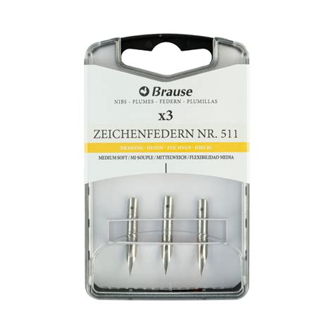 Brause Drawing Nibs For Nib Holders No 511 3 Pcs Art Spices