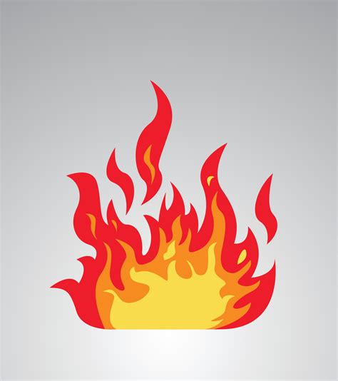 Fire Flames Vector Design 8641790 Vector Art At Vecteezy