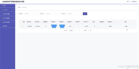 Java计算机毕业设计企业固定资产管理系统的设计实现（开题程序论文）java资产管理系统 Csdn博客