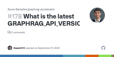 What Is The Latest Graphragapiversion · Issue 178 · Azure Samples
