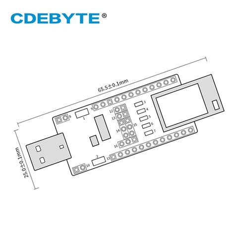 E104 Bt05 Tb Cdebyte Wireless Transceiver Module Bluetooth Transmitter