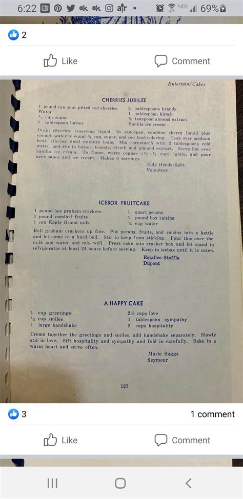 Pin By Patricia Brenneman On Old Time Recipe Book Recipe Book Red Food Coloring Cherries Jubilee