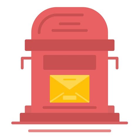Premium Vector Mailbox Flat Illustration