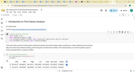 Datascience Machinelearning Timeseriesanalysis Python Forecasting Vishal Kumar