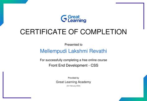 🎓 Certificate Of Completion Front End Development Css Im Thrilled