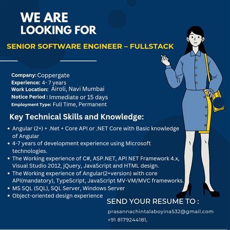 Hiring Seniorsoftwareengineer Fullstackdeveloper Angular Software Prasanna Ch