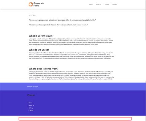White Space Issue In The Footer Bottom On All Pages Except For The Home Page It Needs Fixes