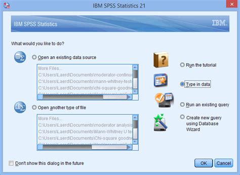 Creating A New File In SPSS Statistics Version And Earlier Laerd