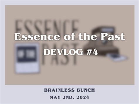 4 Essence Of The Past Devlog New Logo Spec Sheet And DEMO RELEASE News ModDB
