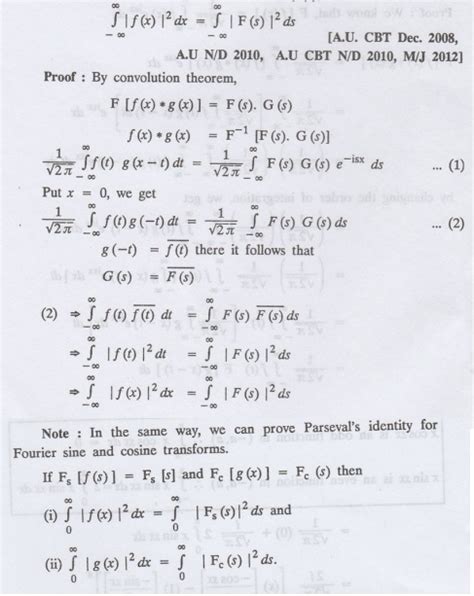 Fourier Transform Pair Inversion Formula For Fourier Transform