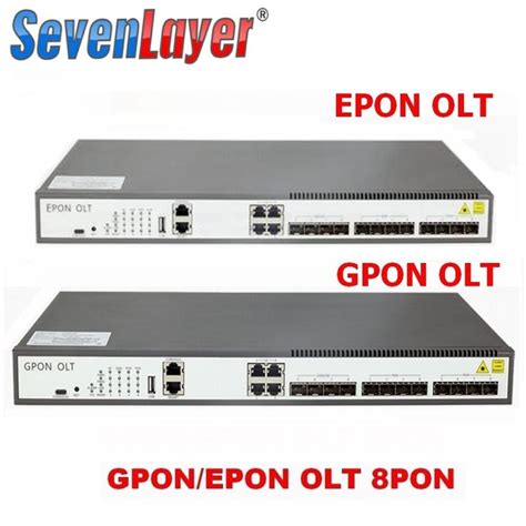 Epon Olt Gpon Olt 8pon Ports Ftth Catv Olt Carrier Grade High Density Fiber Optic High Quality