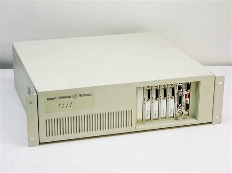 Netscout 8704et 4 Port T1e1 Wan Ethernet Probe Networking 19 Rackmount
