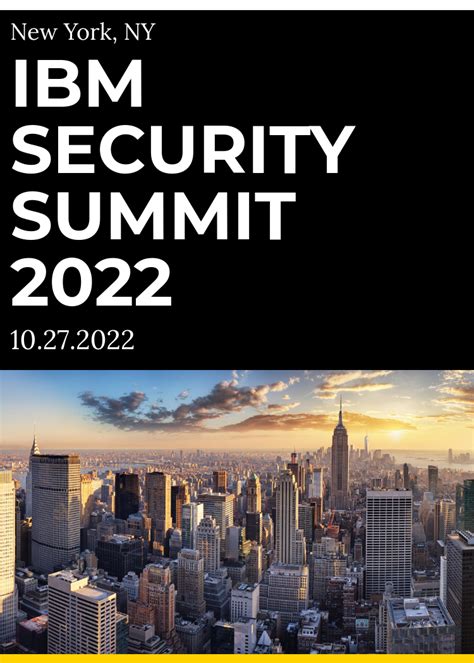IBM Security Summit 2022