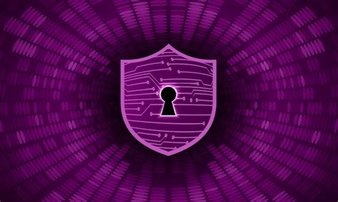 Premium Vector Padlock Cyber Security Future Technology