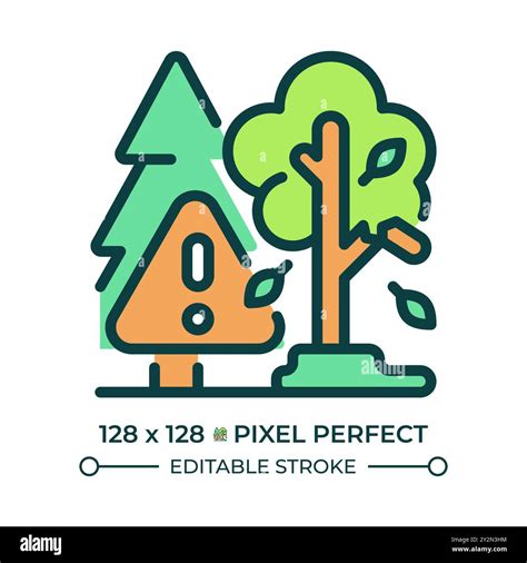 Tree Risk Rgb Color Icon Stock Vector Image And Art Alamy