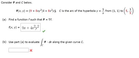 Solved Consider F And C Below F X Y Xy I X Yj C Is Chegg Com