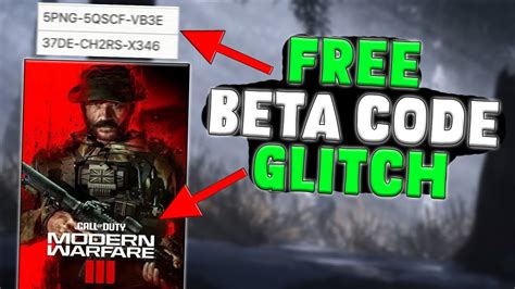 Free Mw3 Beta Code Glitch Play Mw3 For Free Glitch How To Get Mw3