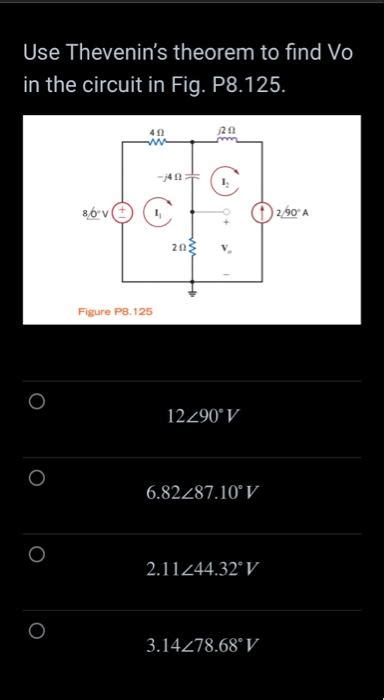 Solved Use Superposition To Find Vo In The Network In Fig Chegg