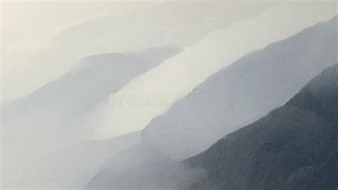A Serene Abstract Landscape With Soft Gradients And Muted Colors Stock Illustration