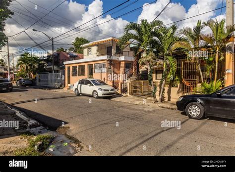 Santo Domingo Dominican Republic November 10 2018 Street In A