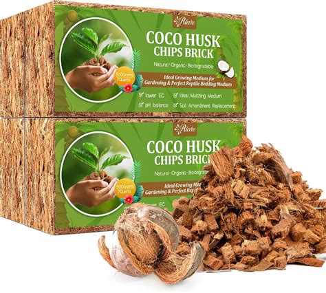 Riare 4 Pack Coco Chips Substrate For Plants 44lb 100