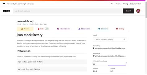 Backenddevelopment Json Fullstackwebdevelopment Npm Github Sooraj A