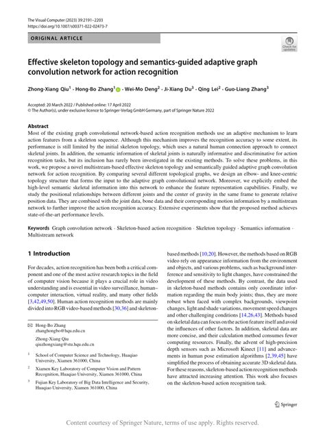 effective skeleton topology and semantics guided adaptive graph