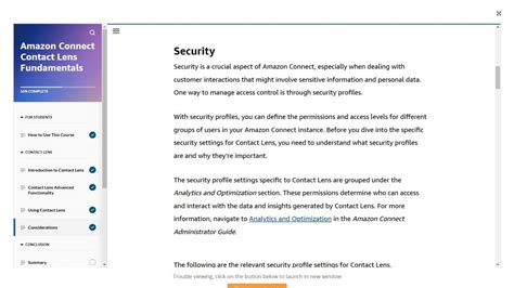 Amazon Connect Contact Lens Fundamentals Tutorials Dojo