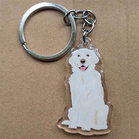 Yellow Lab Keychain Acrylic Keychain Dog Keychain Original Artwork