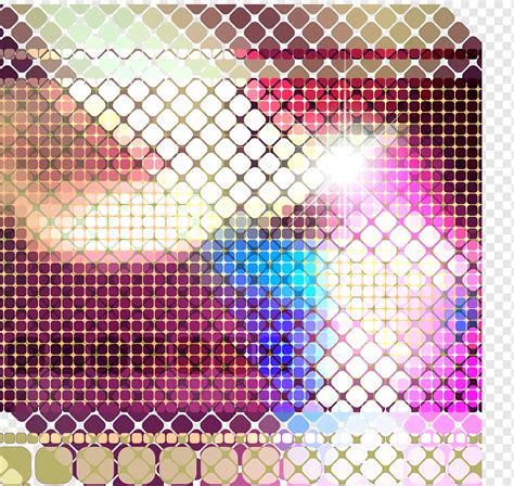 밝은 모자이크 디자인 배경 소재 4 Png Pngwing