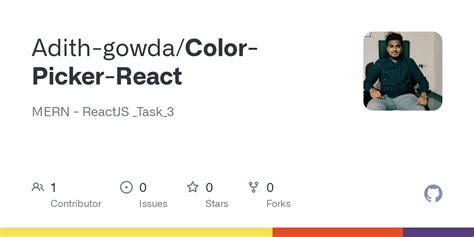 Github Adith Gowdacolor Picker React Mern Reactjs Task3