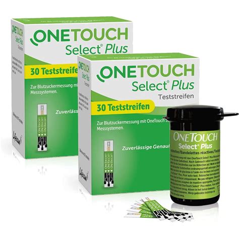 Onetouch Select Plus Teststreifen Doppelpack 2x30 St Teststreifen 81906863