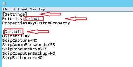 MDT Customsettings Ini Settings Aren T Being Applied On A New Computer